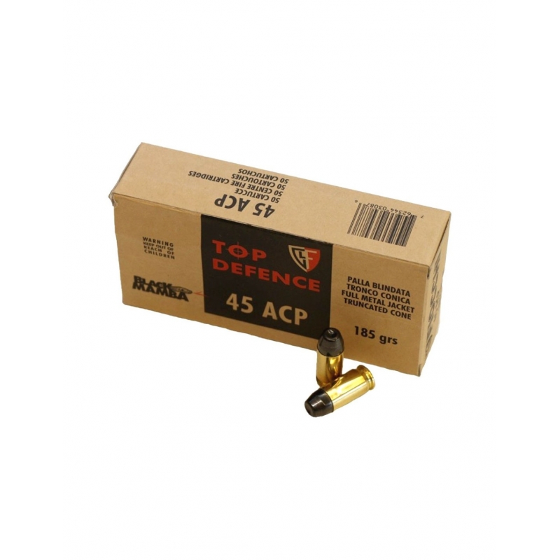 MUNICION FIOCCHI 45 ACP BLACK MAMBA FMJTC BM 185 GRS - Armeria Marcos | Importador Oficial Glock ...